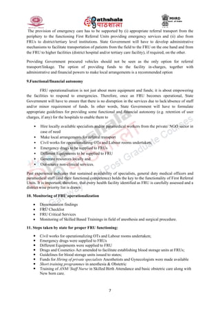 First referral units | PDF