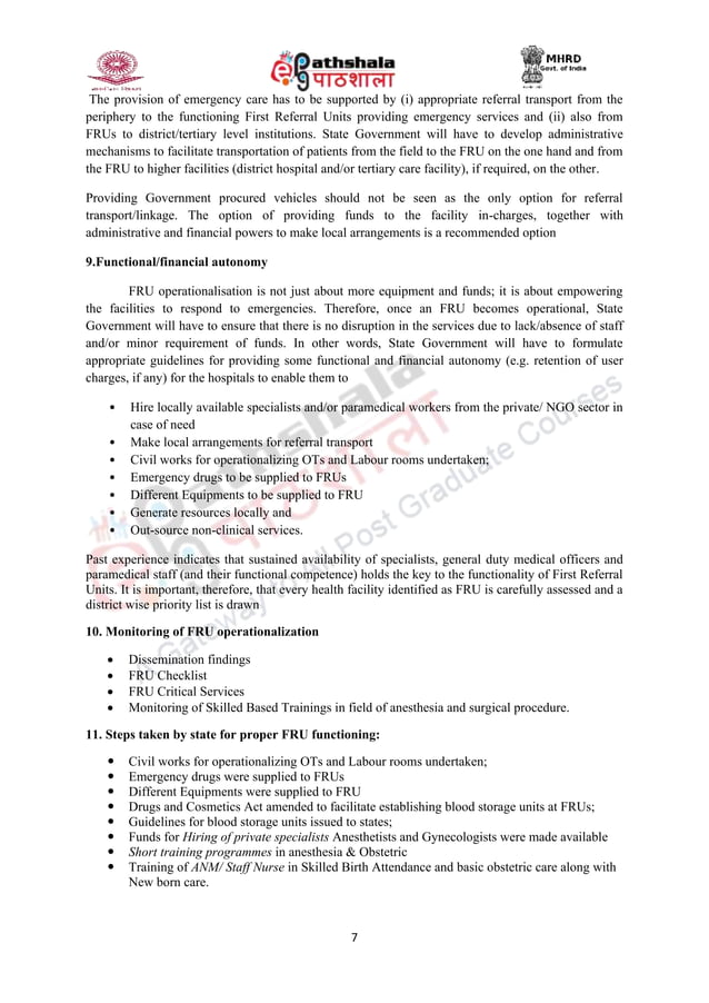 First referral units | PDF