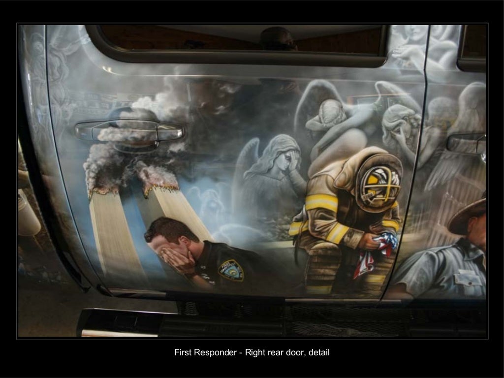 First Responder - Airbrush Art by Mickey Harris,