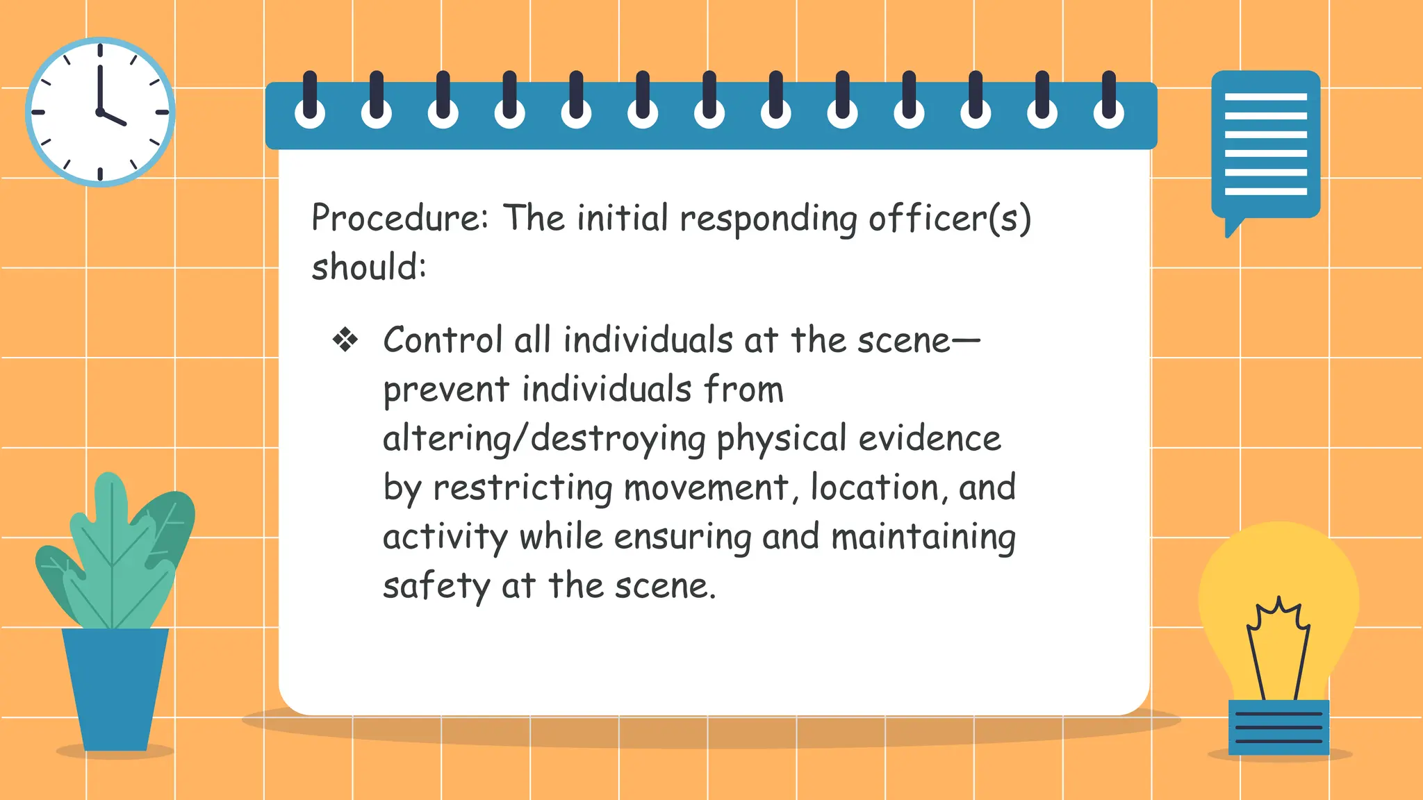 Crime Scene Management: First Responding Officer | PPTX