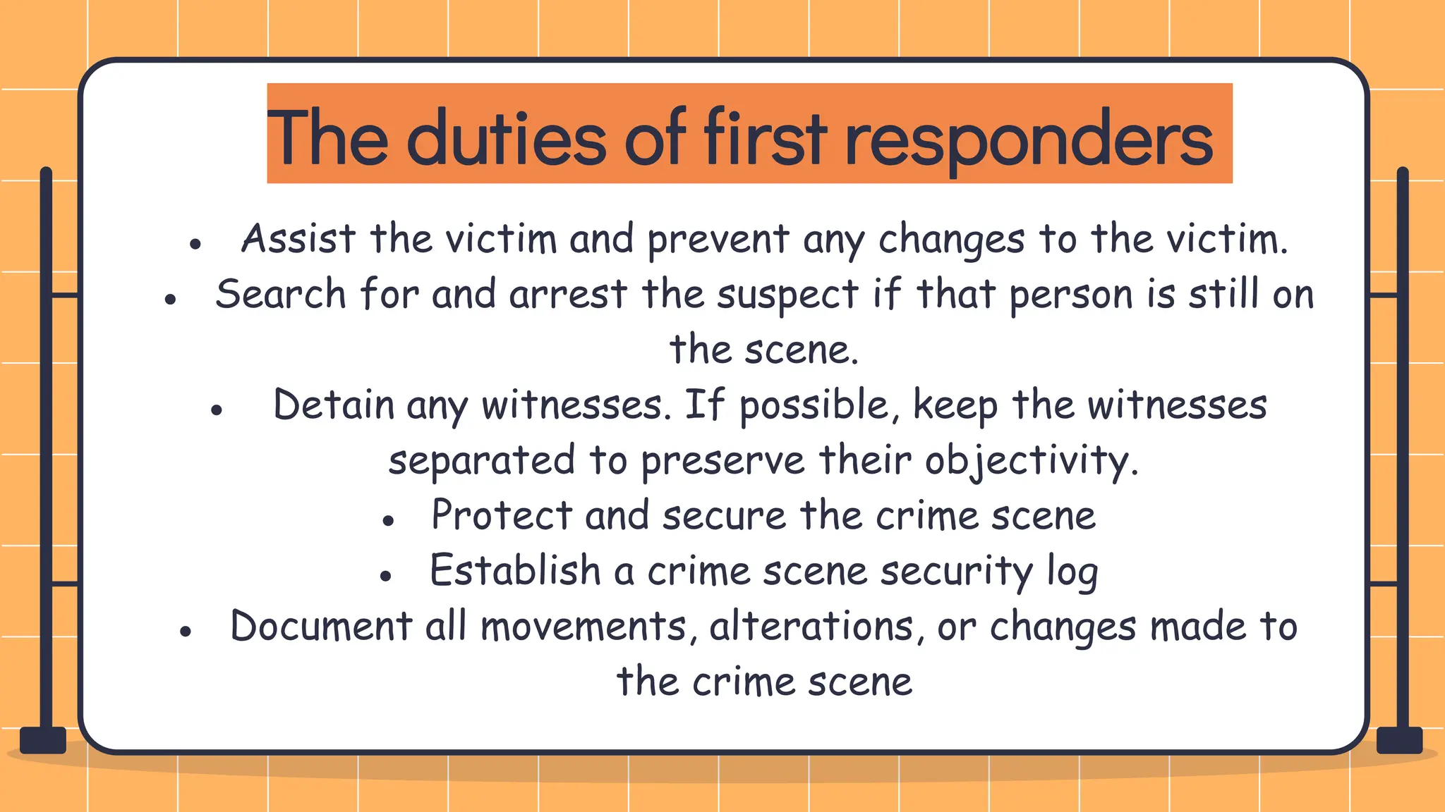 Crime Scene Management: First Responding Officer | PPTX