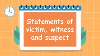 Crime Scene Management: First Responding Officer | PPTX