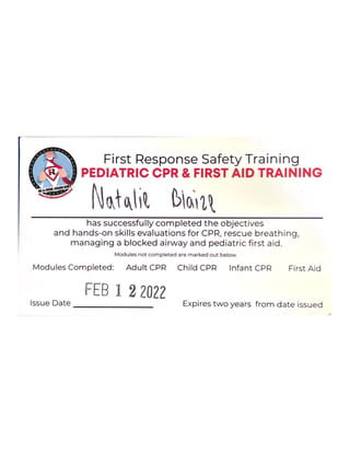 First Response Safety Training | PDF