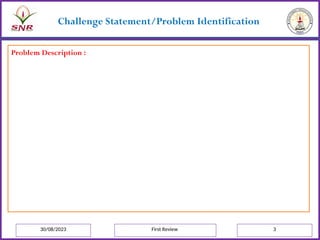 First Review PPT FOR DESIGN THINKING .ppt | Technology & Computing