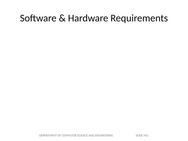 SRM First Review PPT Template for project | PPTX