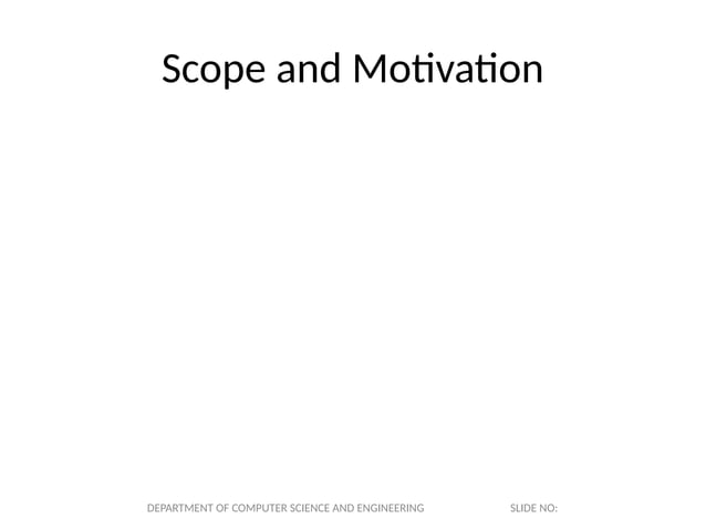 SRM First Review PPT Template for project | PPTX