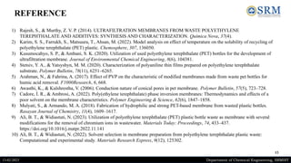 Preparation of Composite Membrane using PET | PPTX
