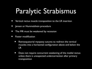 Complicated Adult Strabismus | PPT