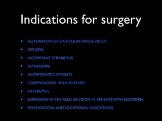 Complicated Adult Strabismus | PPT