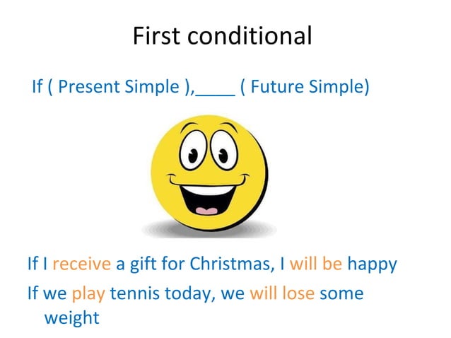 First Second Conditionals | PPT