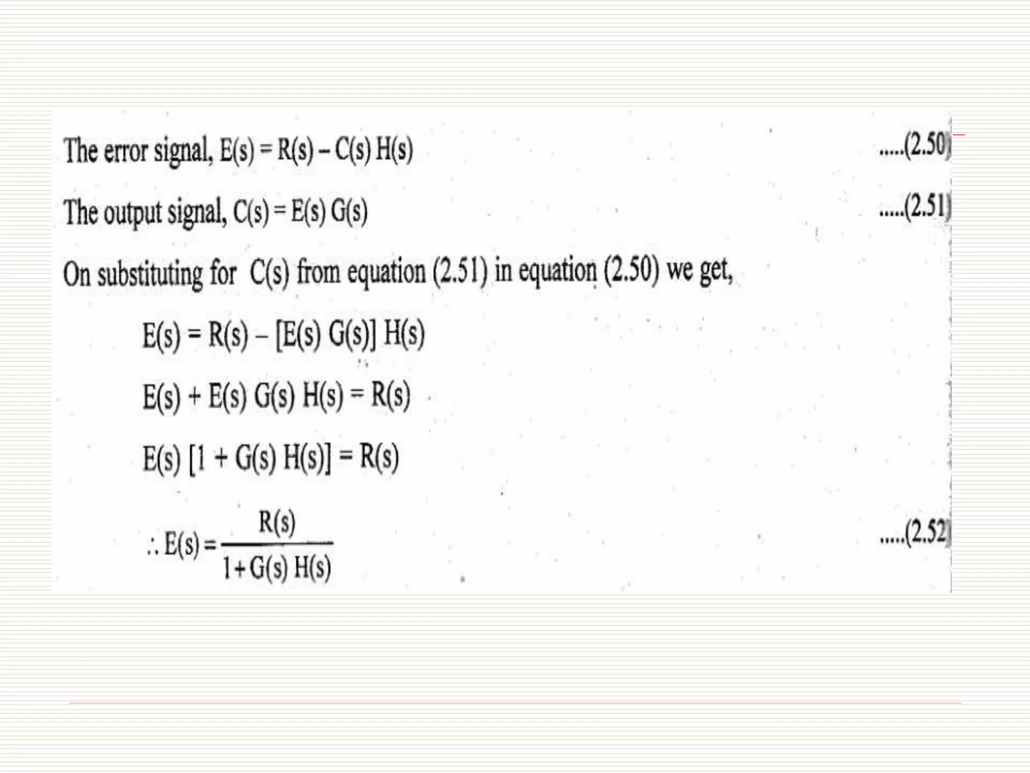 First & second order of the control systems | PPT