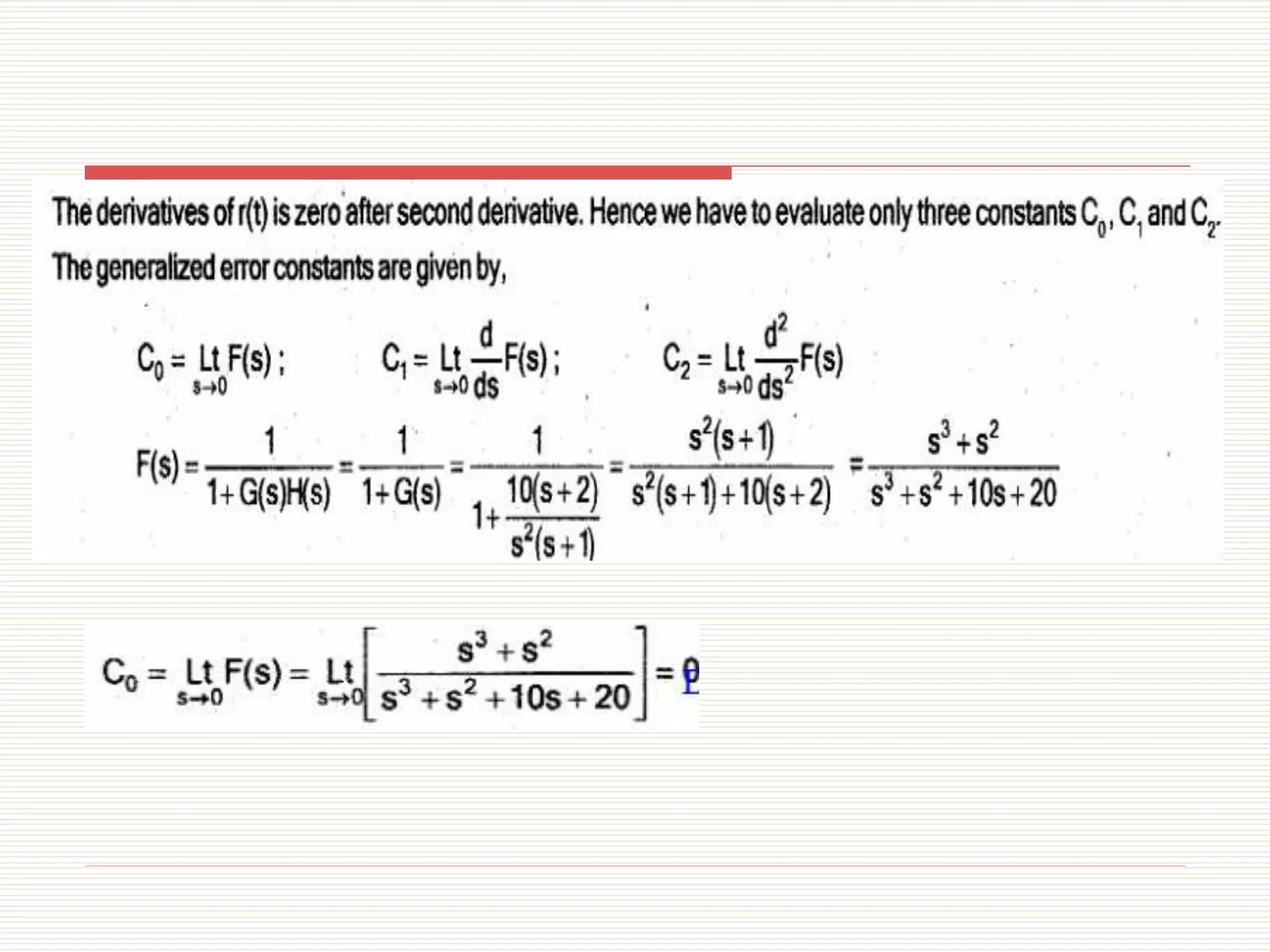 First & second order of the control systems | PPT