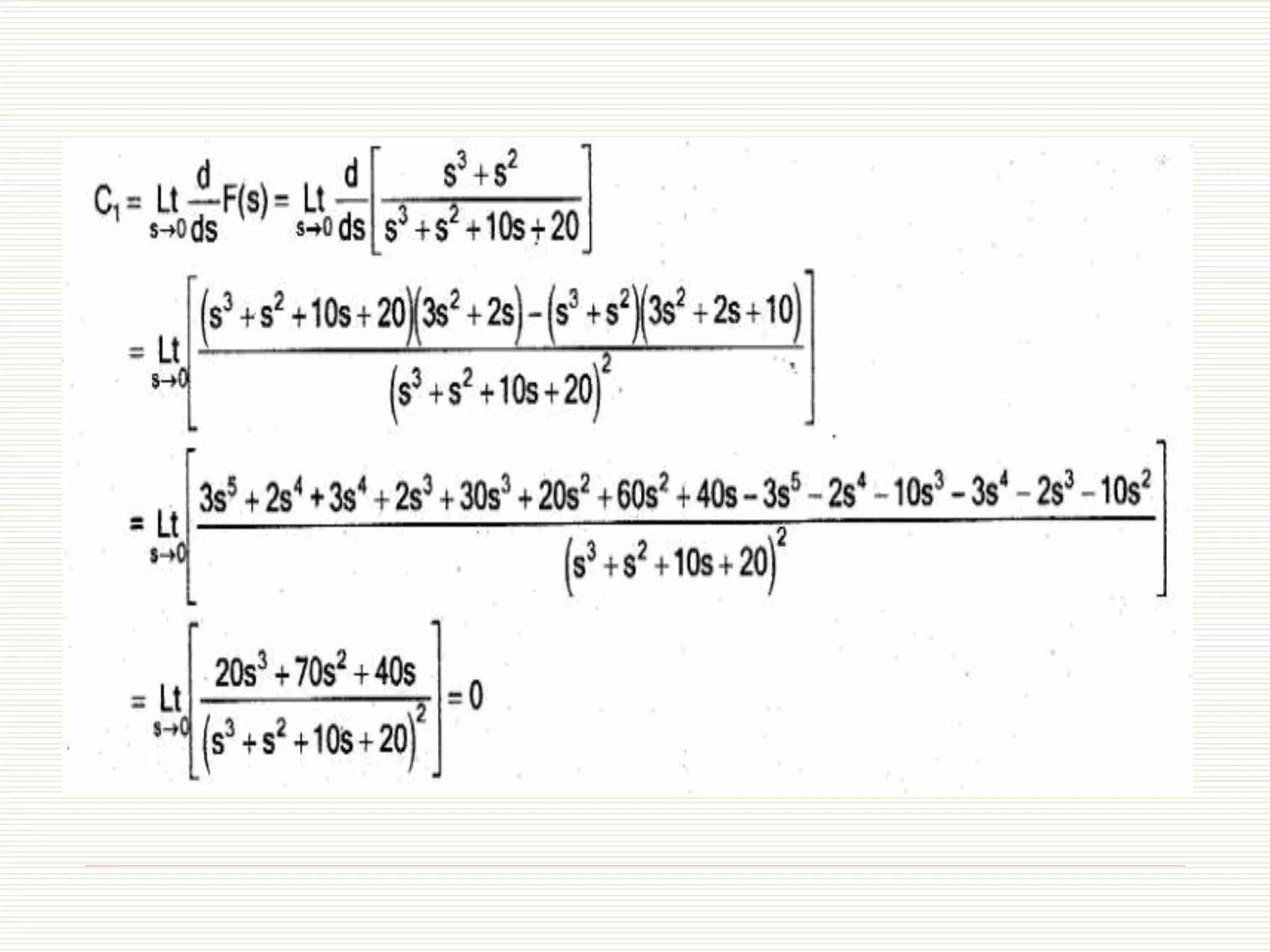 First & second order of the control systems | PPT