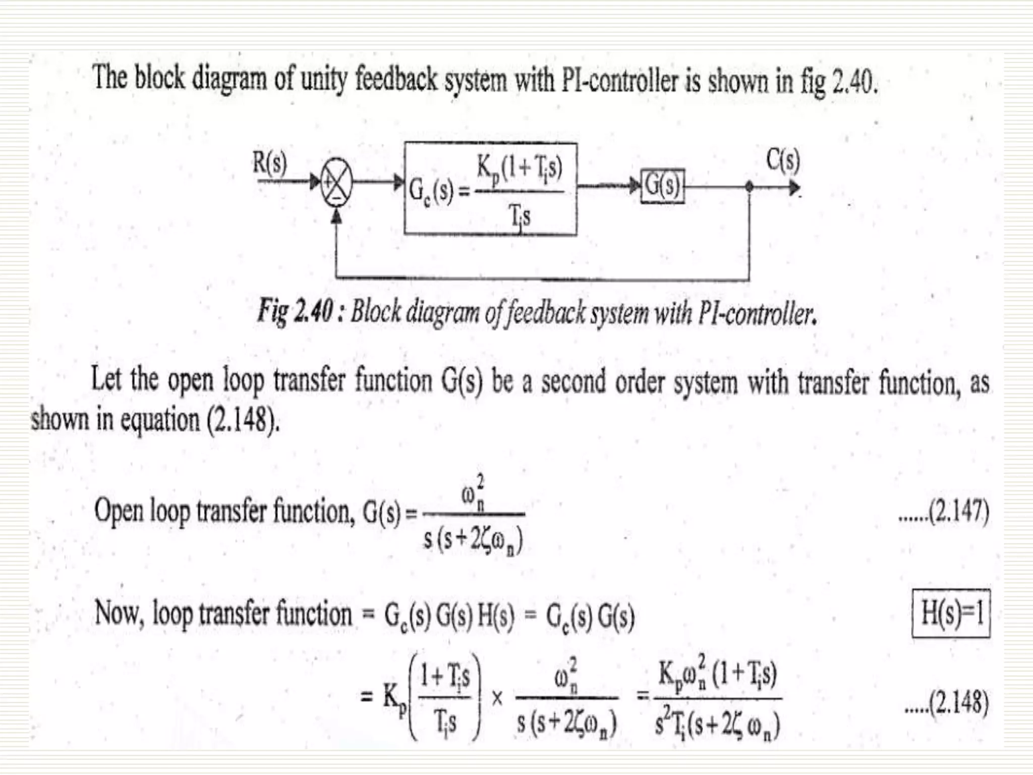 First & second order of the control systems | PPT