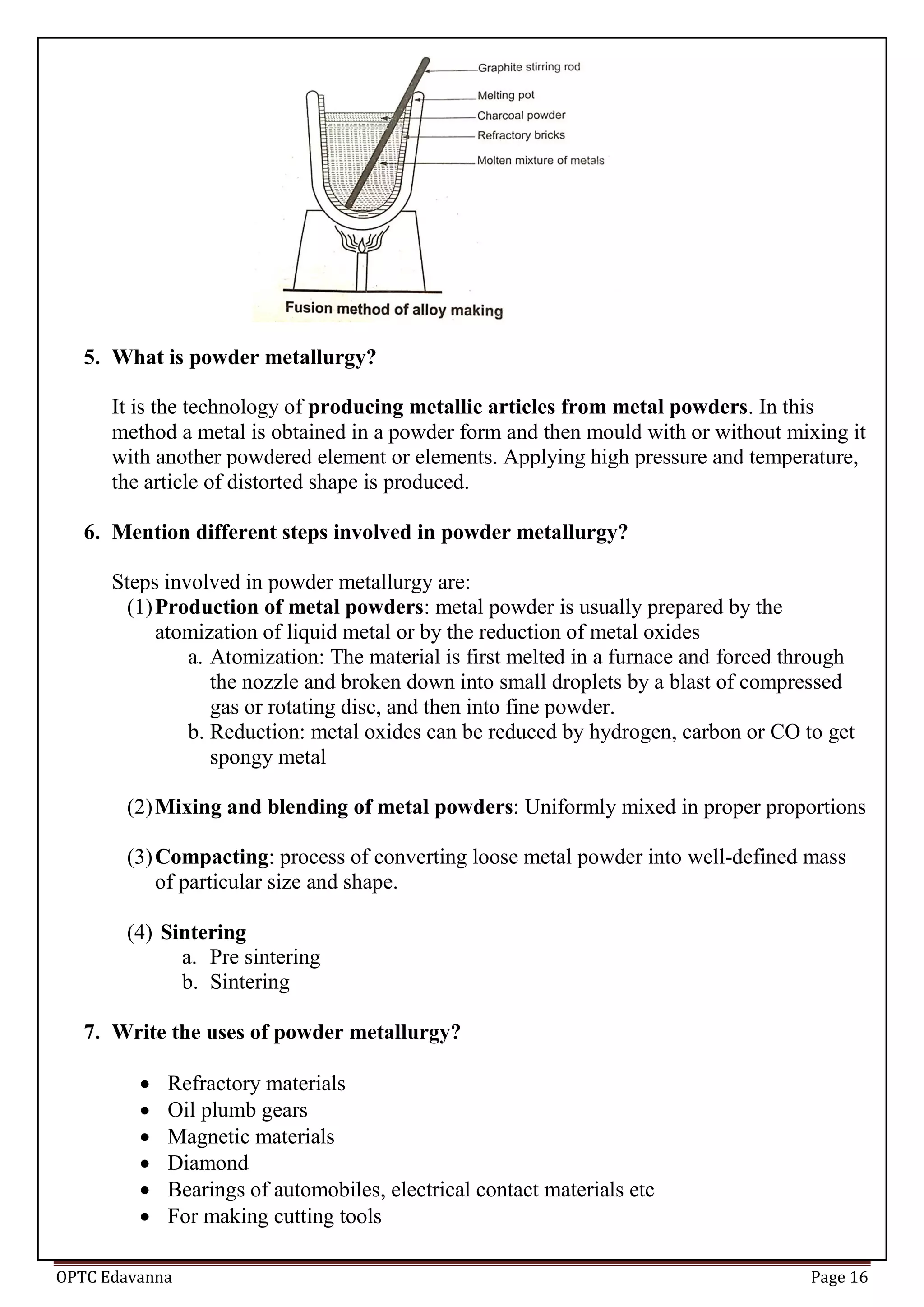 First semester diploma Engineering chemistry I | PDF
