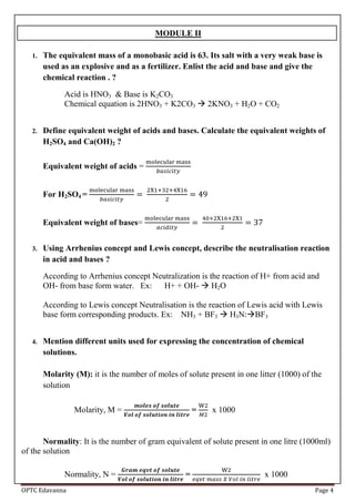 First semester diploma Engineering chemistry I | PDF