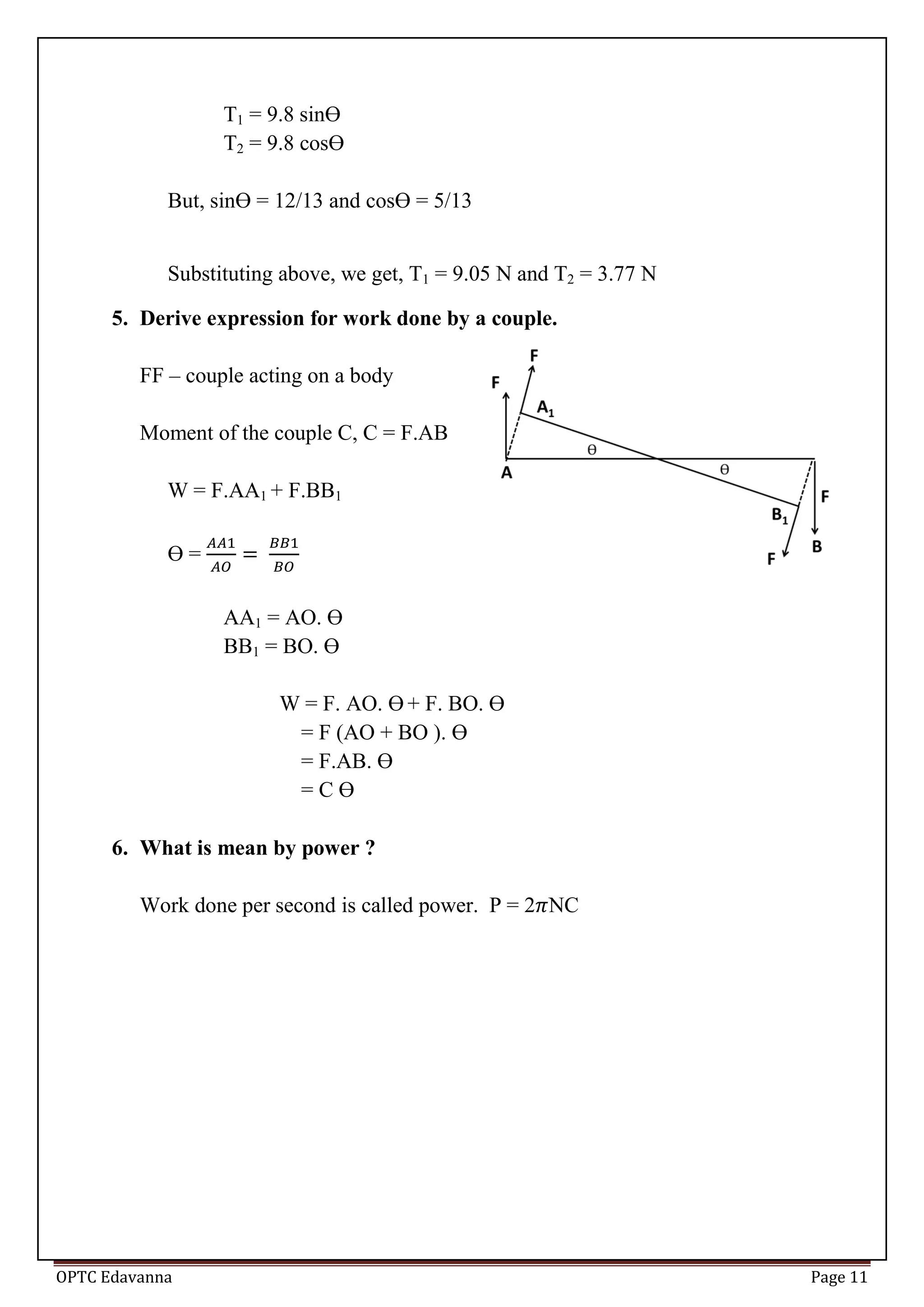 First semester diploma Engineering physics i | PDF