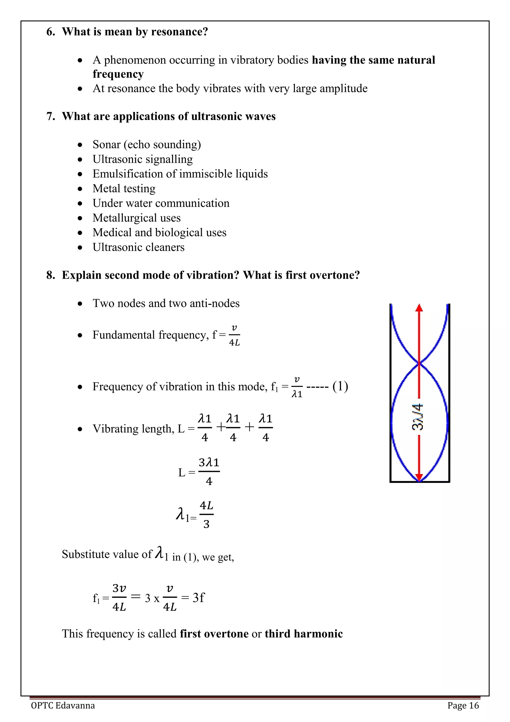 First semester diploma Engineering physics i | PDF