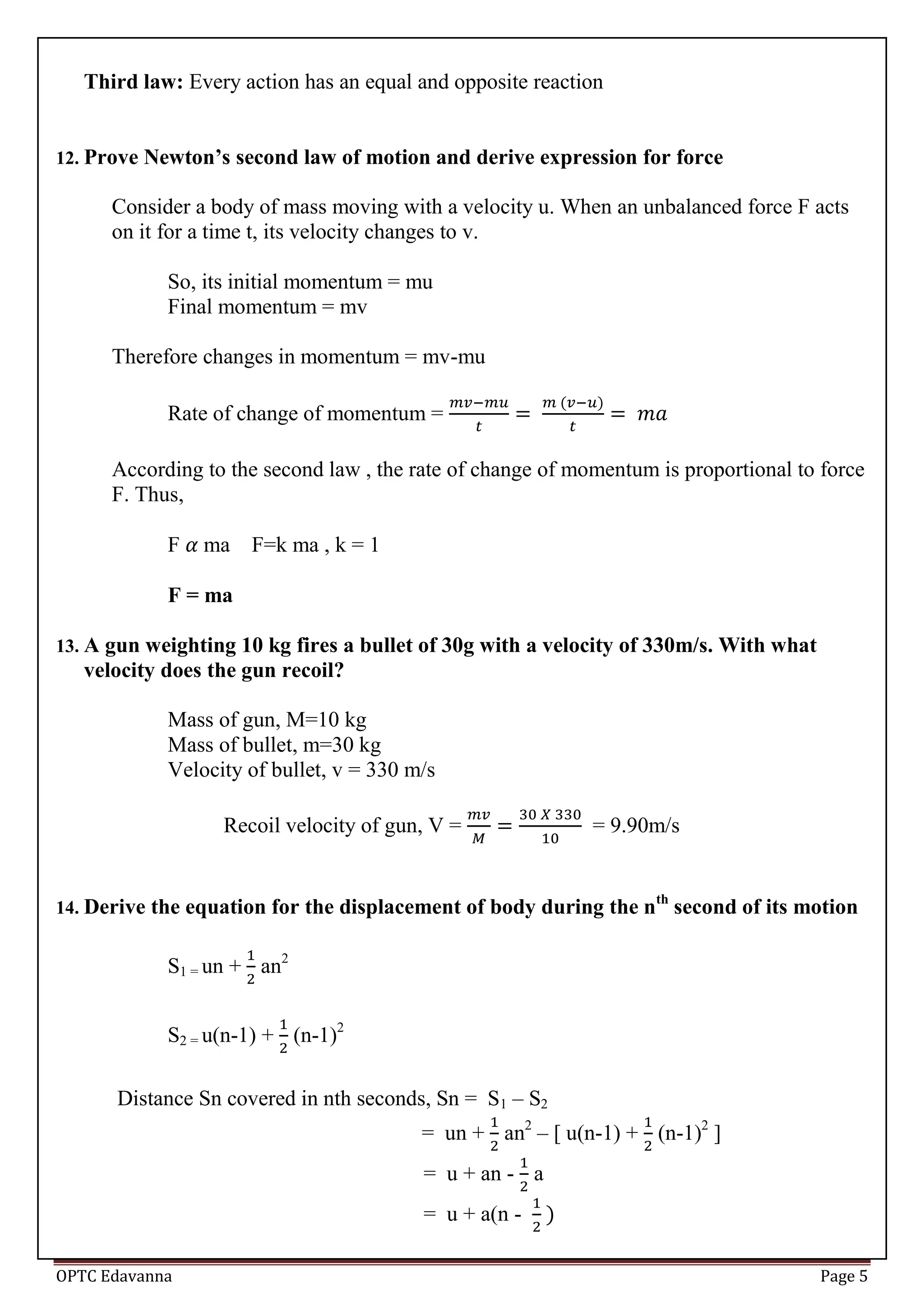 First semester diploma Engineering physics i | PDF