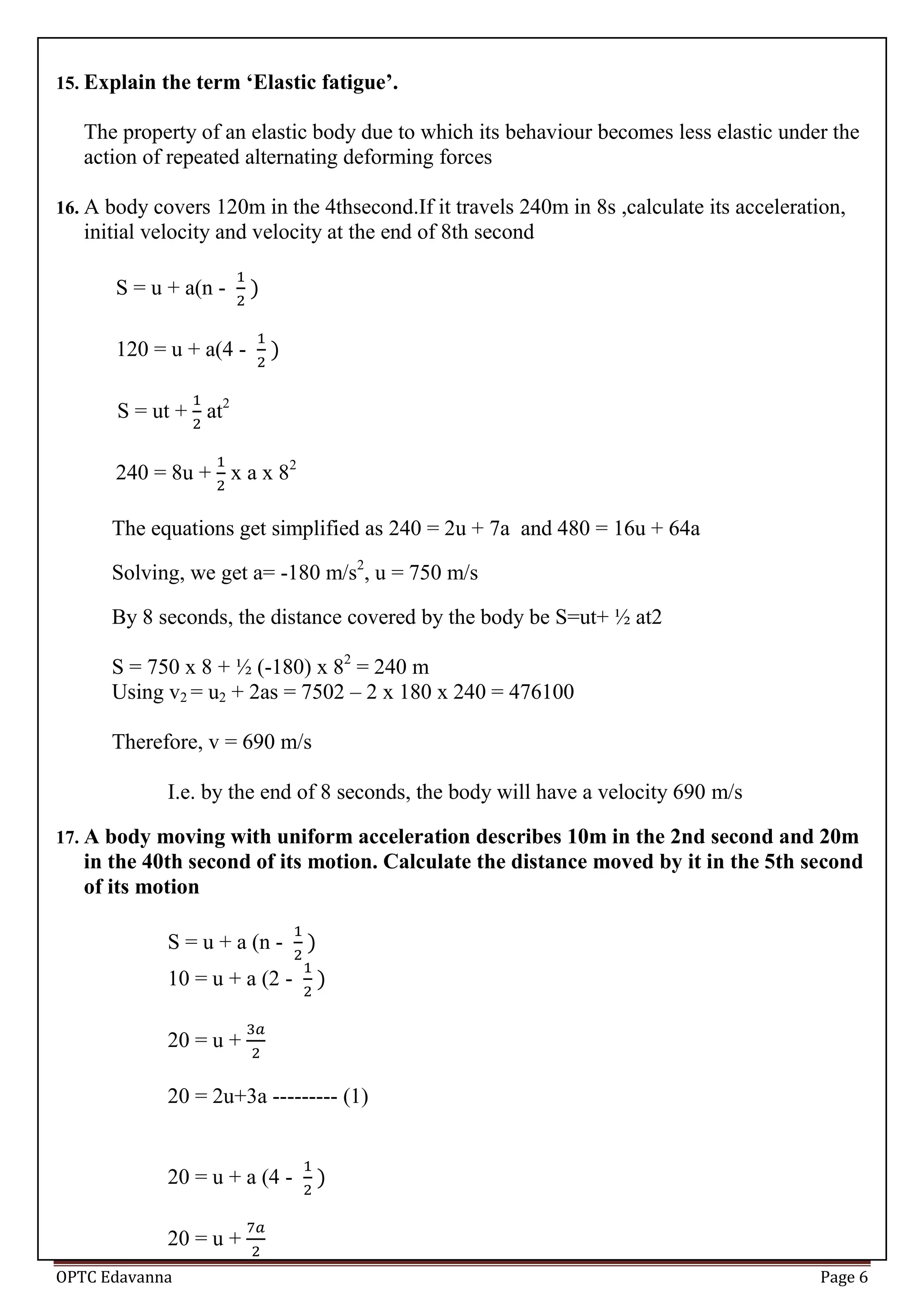 First semester diploma Engineering physics i | PDF