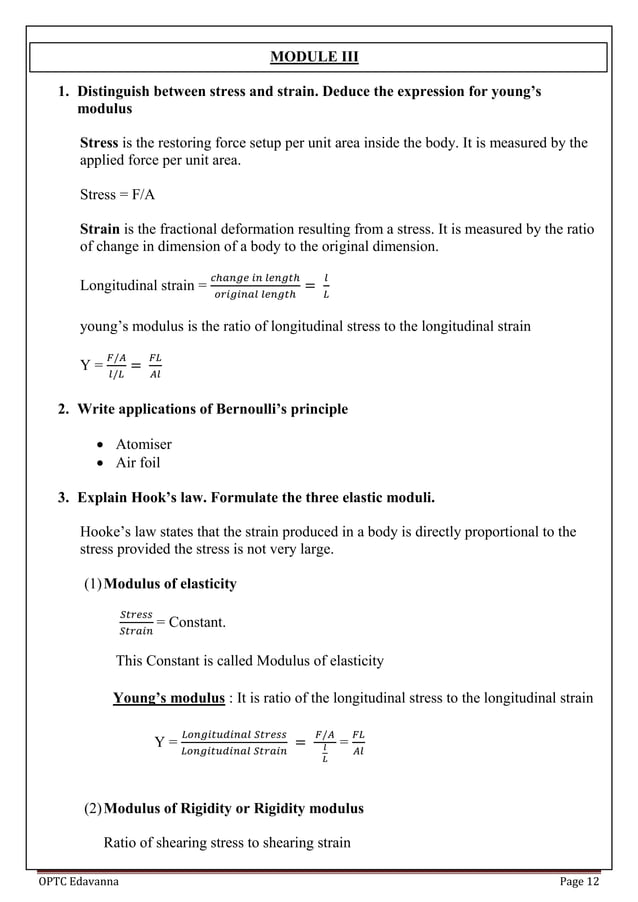 First semester diploma Engineering physics i | PDF