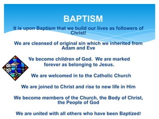 Catholic Baptism Worksheets