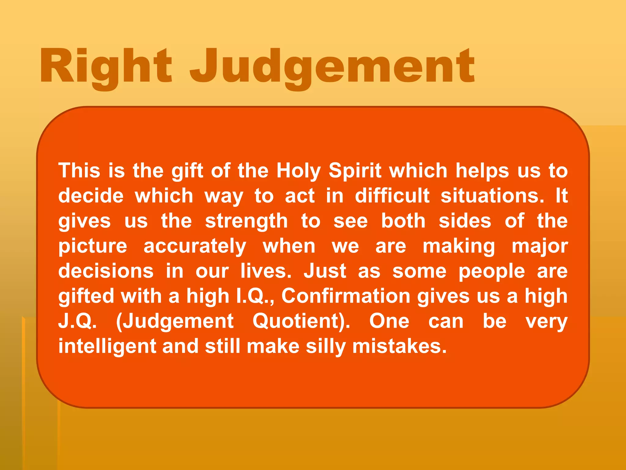 LESSON 4 EFFECTS OF CONFIRMATION | PPTX