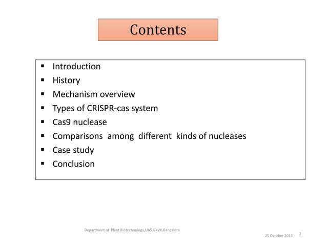 CRISPR cas, a potential tool for targeted genome modification in crops ...
