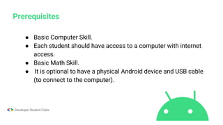 Android study jam | PPT
