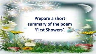 First showers | PPTX