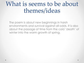 "First Sight" by Philip Larkin | PPTX