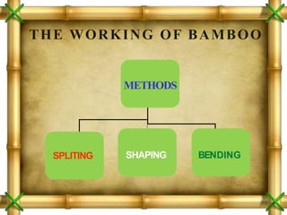 BAMBOO USE AS A BUILDING MATERIAL | PPT