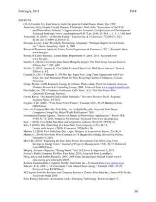 First Solar Inc., Strategic Analysis Report | PDF