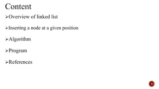 Linked list in Data structure | PPTX