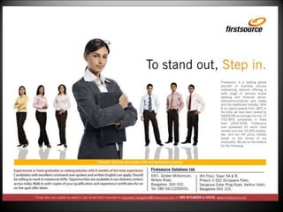 First source recruitment Campaign | PPT