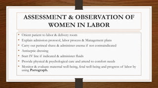 First stage of labor | PPTX