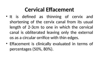 First stage of labor.pptx physiology of first stage of labor | PPTX