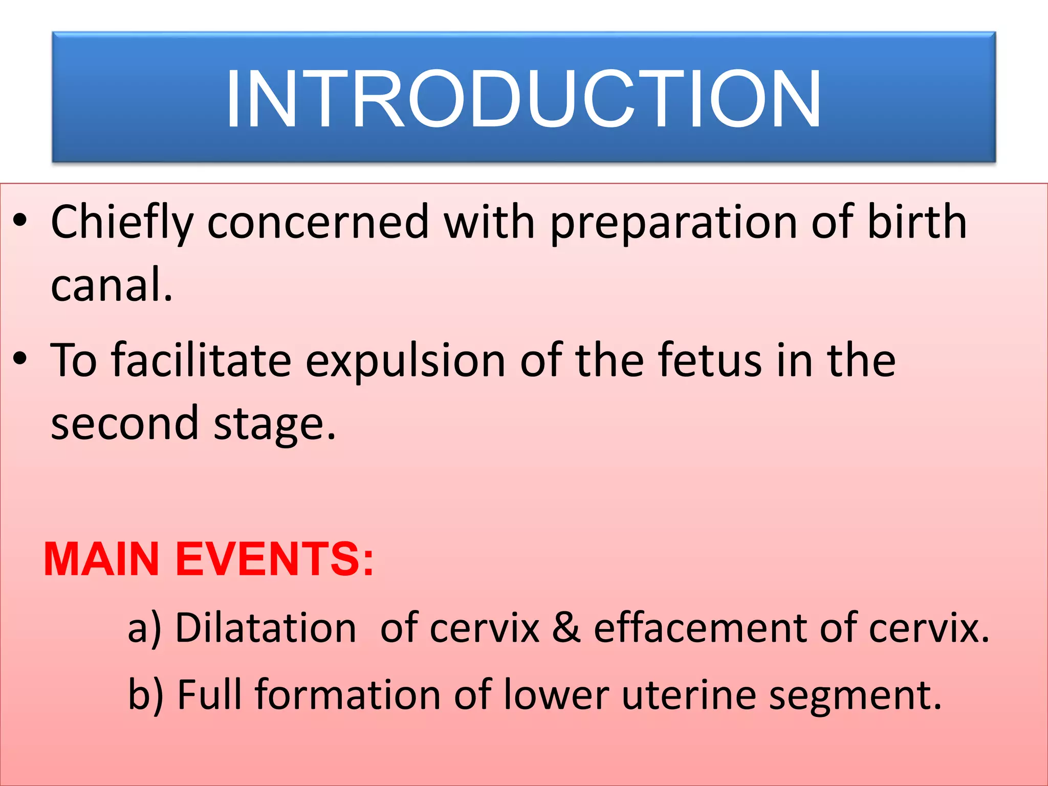 First stage of labour | PPTX