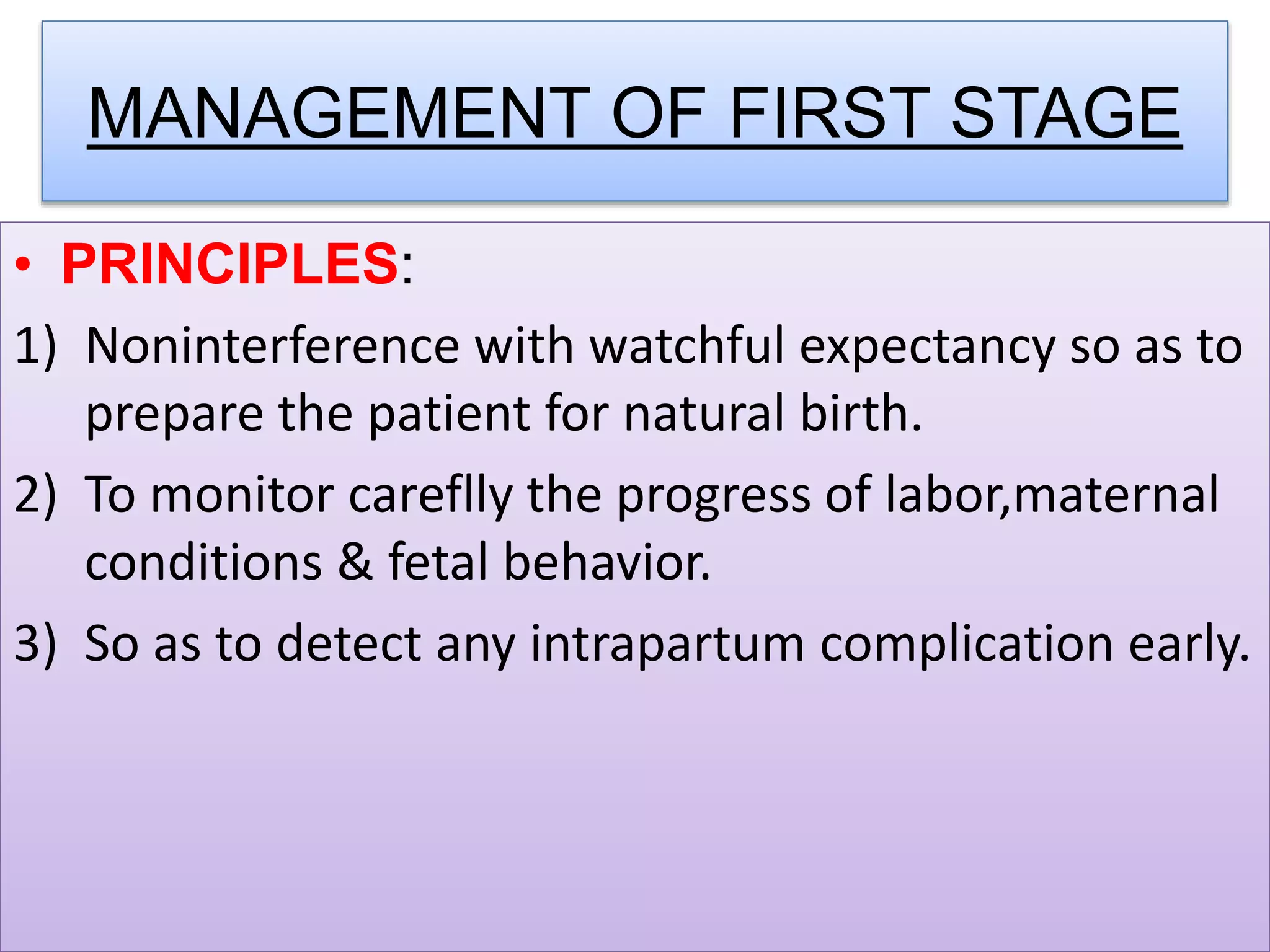 First stage of labour | PPTX
