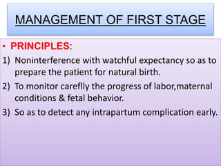 First stage of labour | PPTX