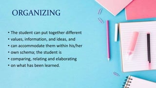 BLOOM'S TAXONOMY POWER POINT PRESENTATION.pptx | Educational Assessment ...