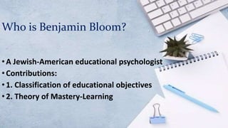 BLOOM'S TAXONOMY POWER POINT PRESENTATION.pptx | Educational Assessment ...