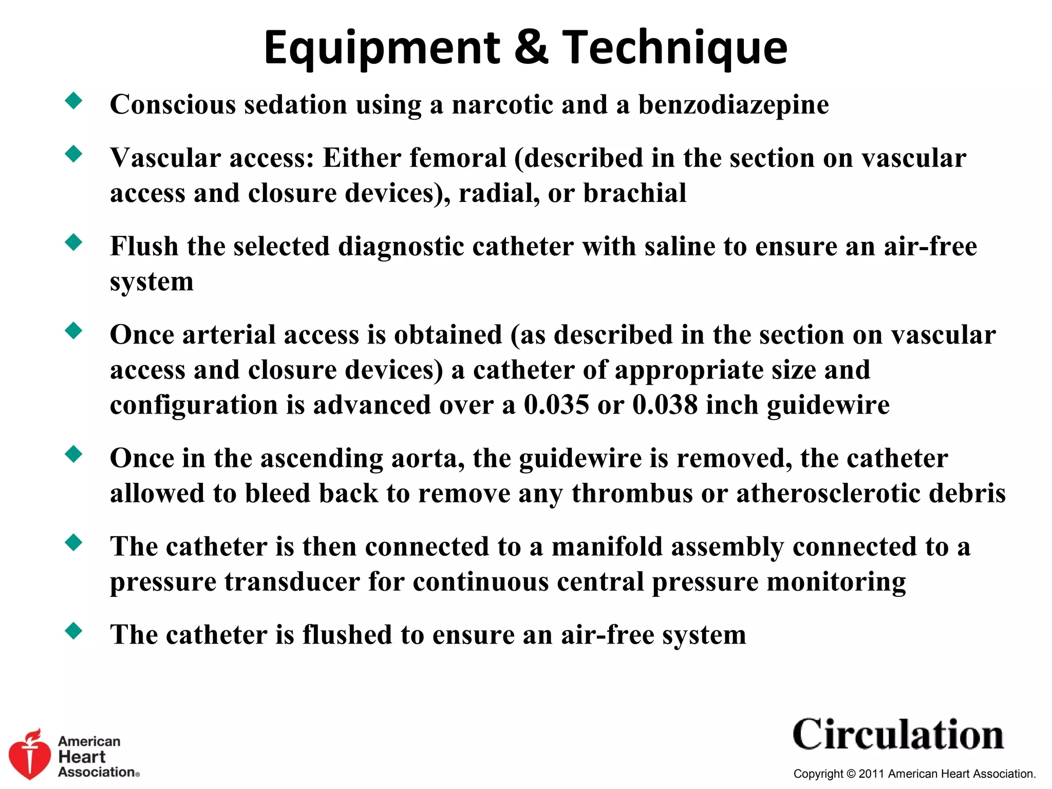 First step of coronary angiography | PPT