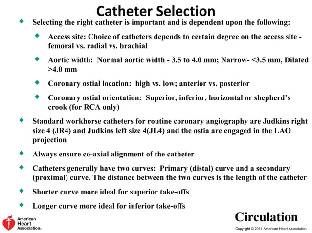 First step of coronary angiography | PPT