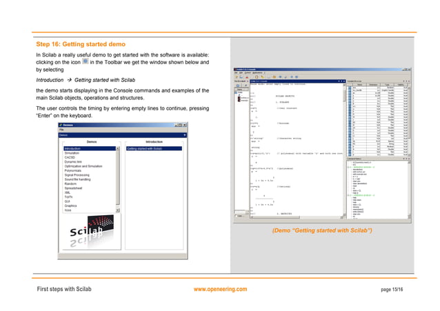 First steps with Scilab | PDF