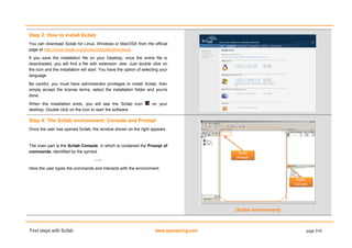 First steps with Scilab | PDF