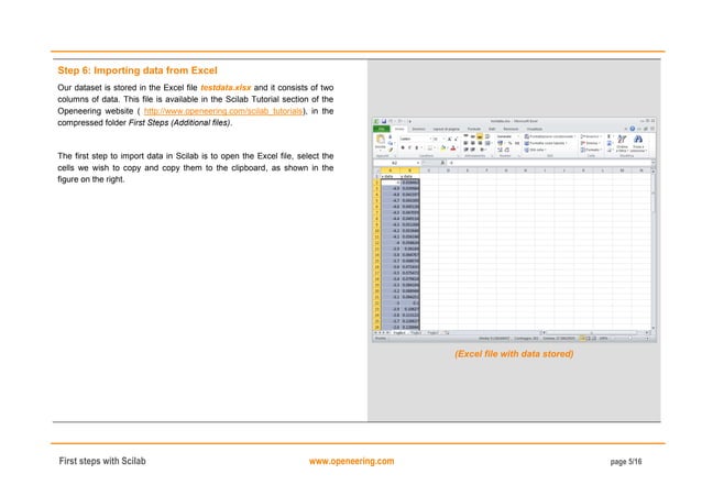 First steps with Scilab | PDF
