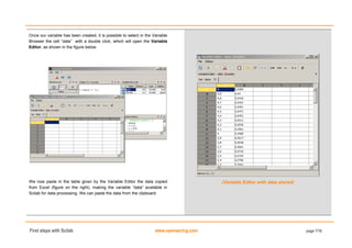 First steps with Scilab | PDF