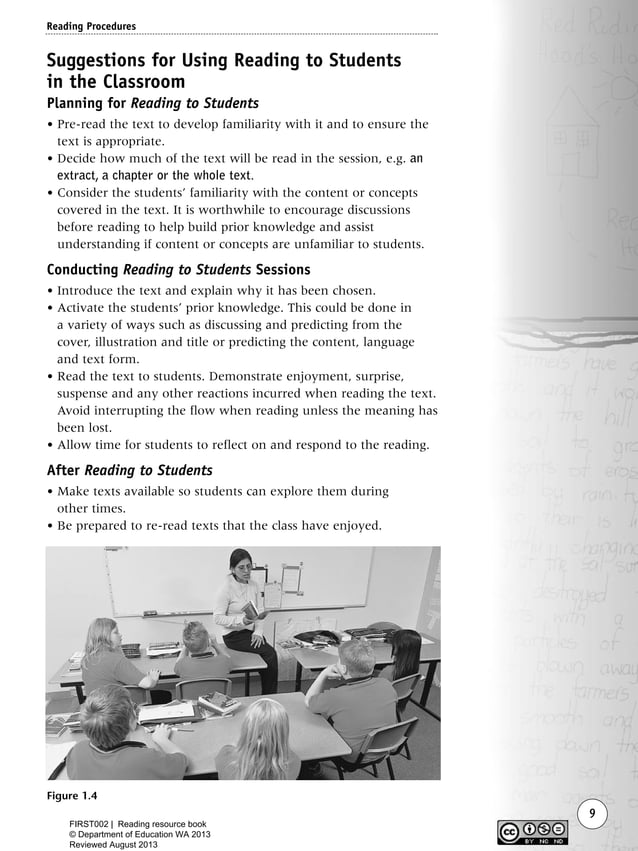 First steps - Reading resource book | PDF