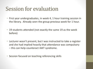 Teaching information literacy skills | PPSX | Educational Assessment ...